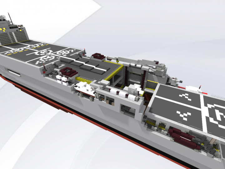 Foudre-class landing platform dock Minecraft Map