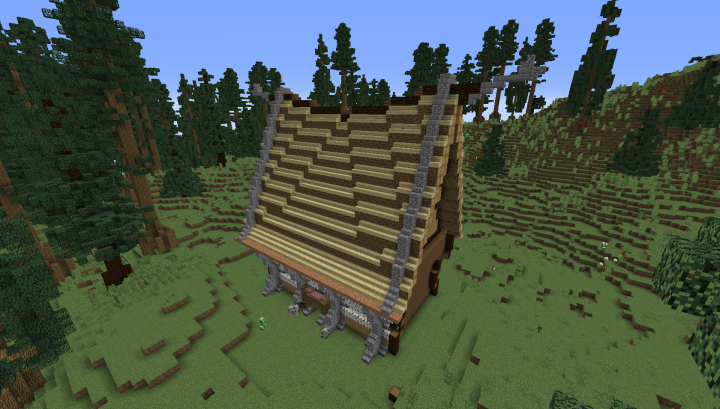 [CINEMATIC]Custom realistic terrain-Scandinavian hills Minecraft Map