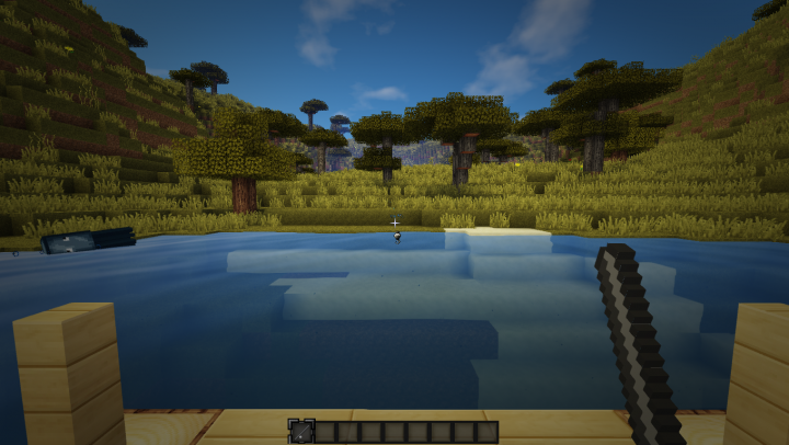 Handmade medieval fishing hut Minecraft Map