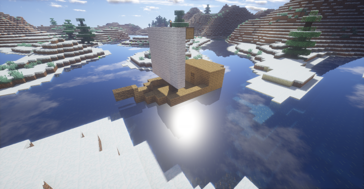 The first ship I build "SMS Segelschiff" Minecraft Map