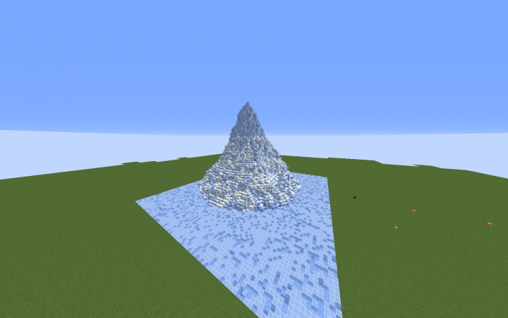 Blizzardpacked mountain Minecraft Map