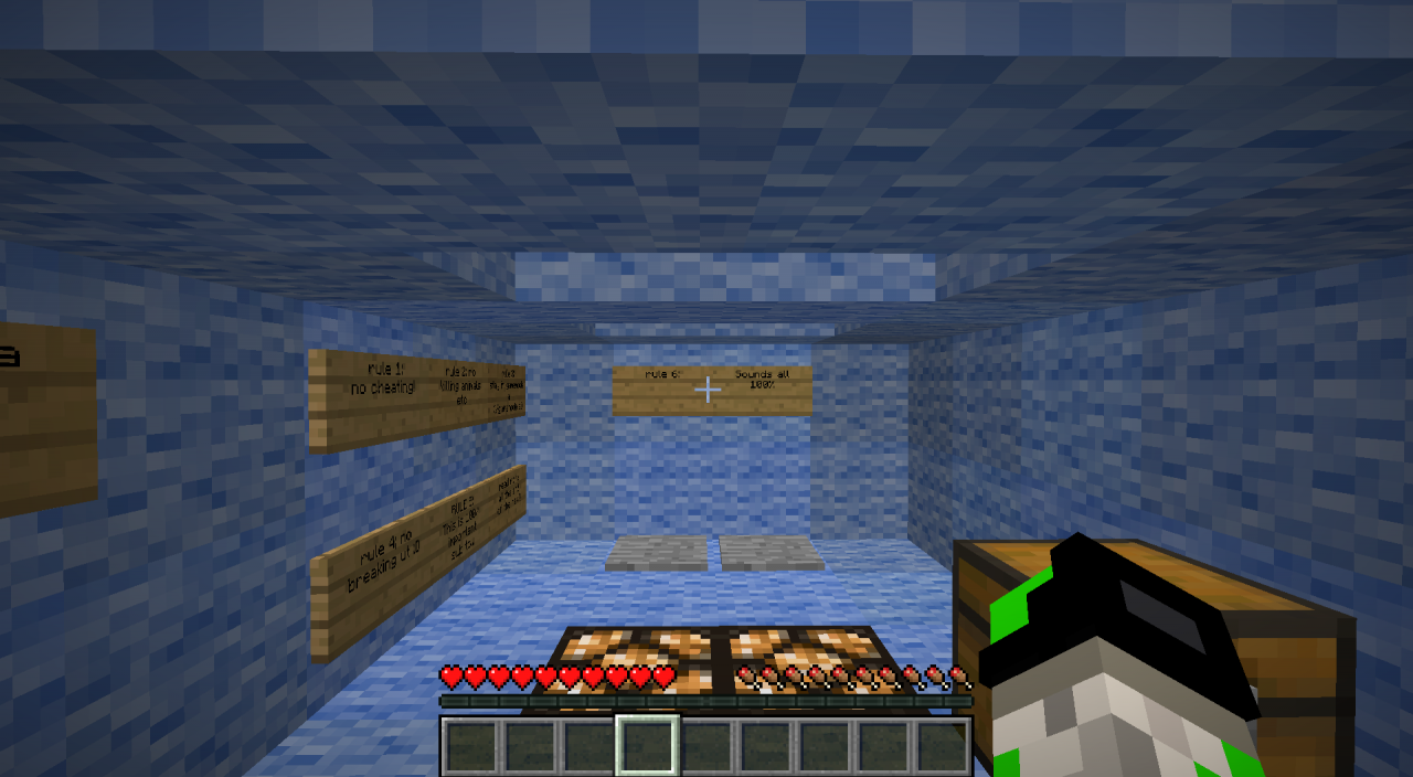 Find the button? Minecraft Map