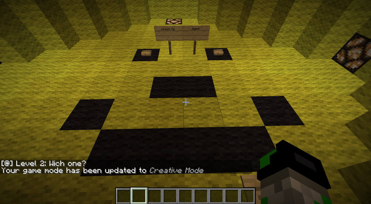 Find the button? Minecraft Map