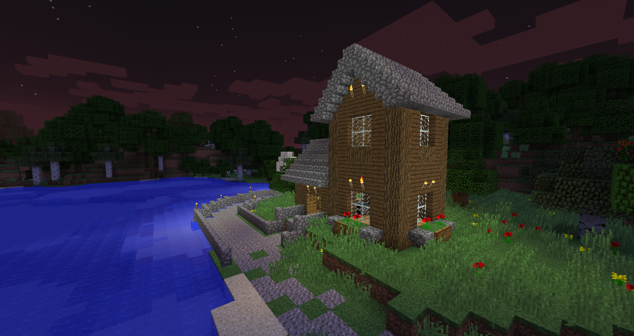 Fishing house - BassCrafters challenge Minecraft Map