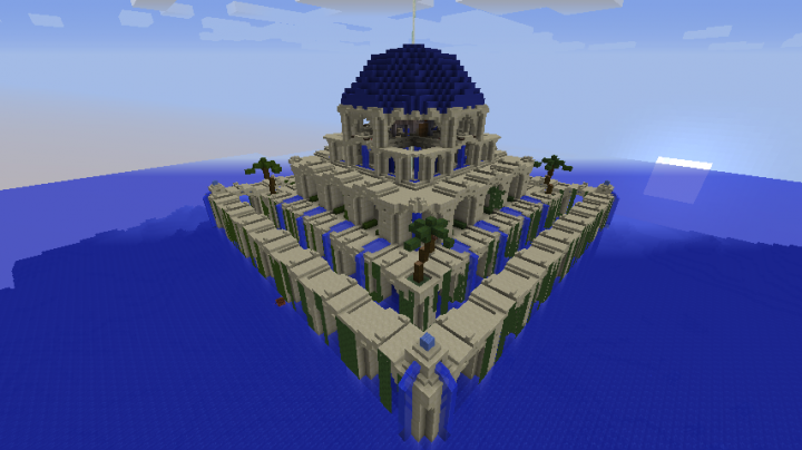 "Poseidon's" Temple Minecraft Map