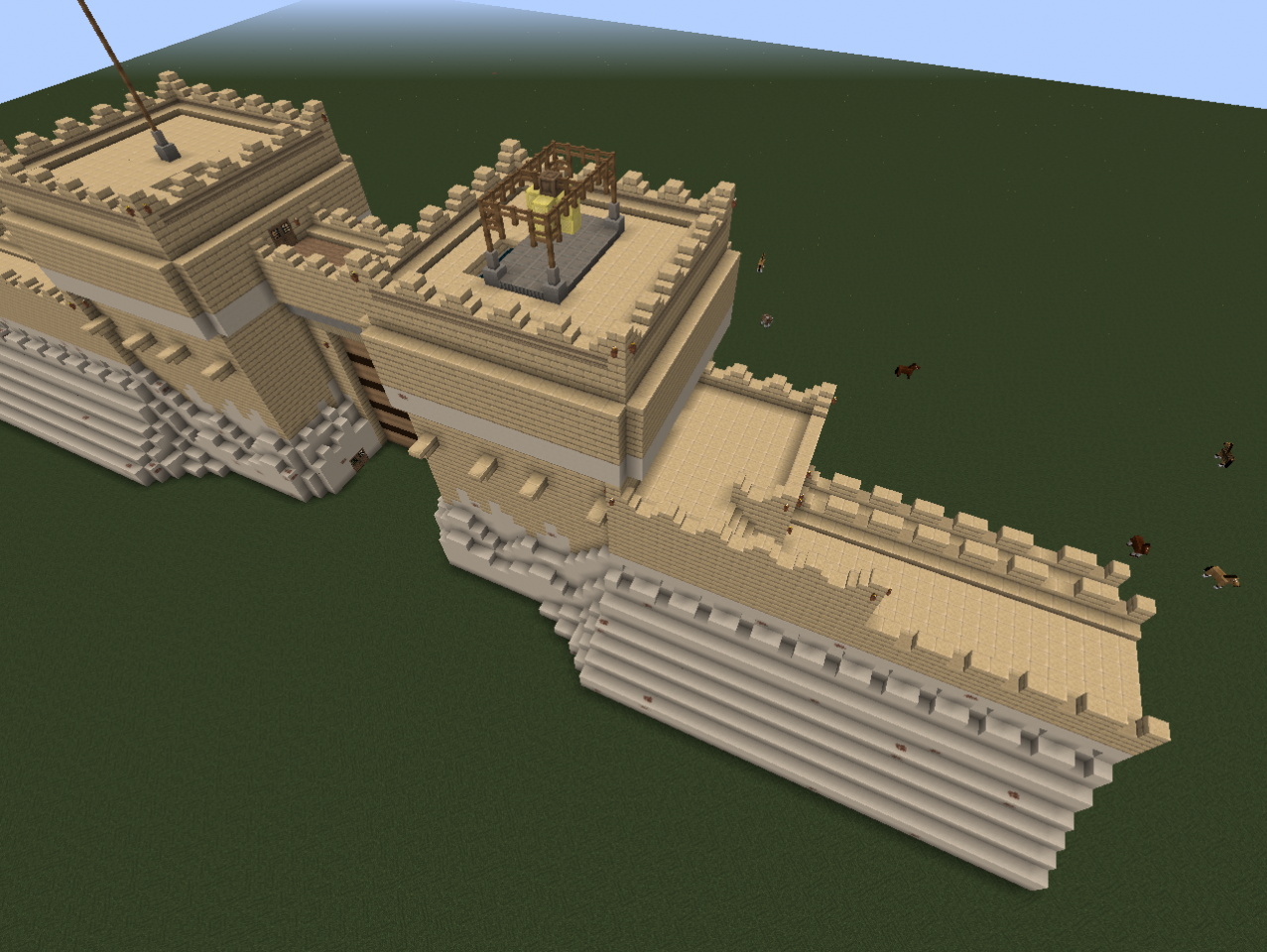 Carthaginian fortified city gate Minecraft Map