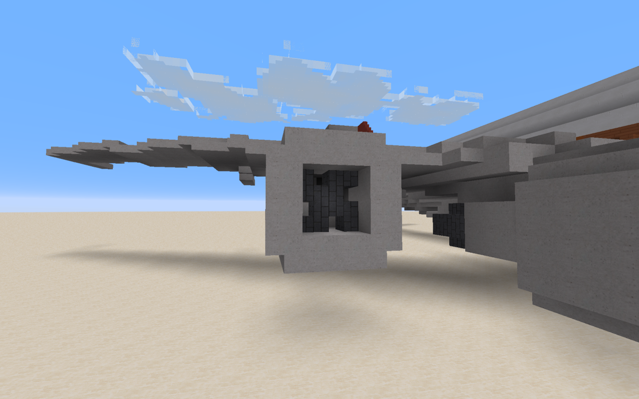 Boeing 747-200 Qantas Minecraft Map