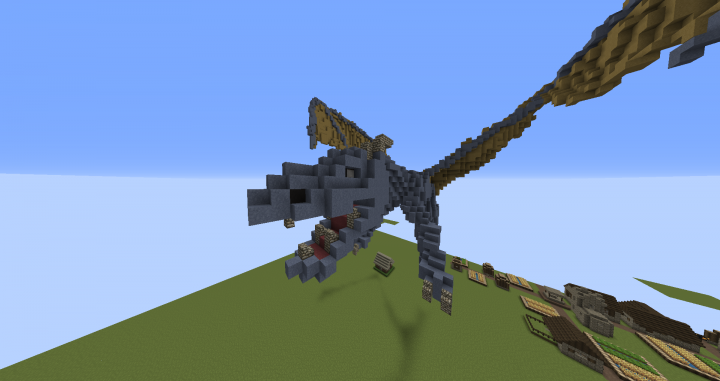 First Organic Dragon [Complex] Minecraft Map