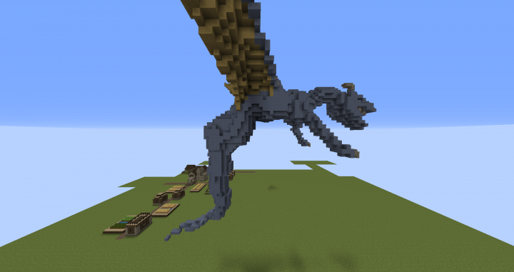 First Organic Dragon [Complex] Minecraft Map