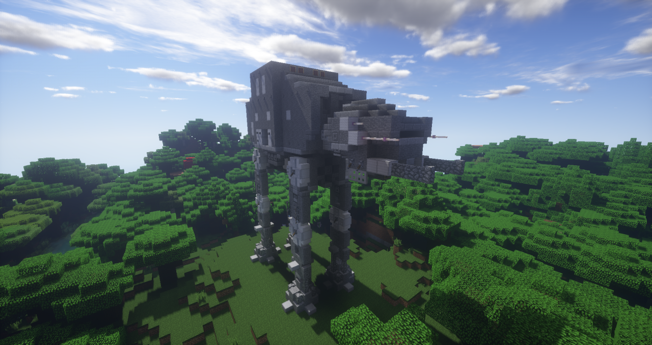 STAR WARS AT-AT walker Minecraft Map