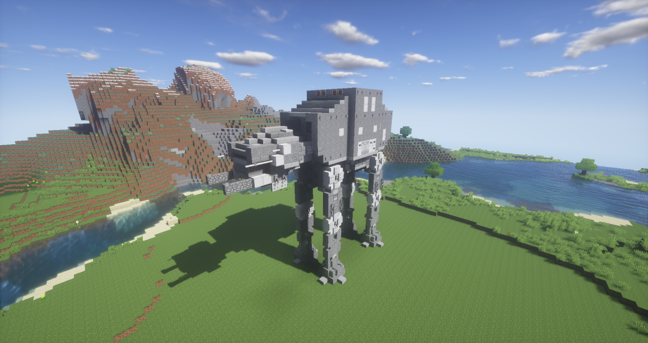 STAR WARS AT-AT walker Minecraft Map