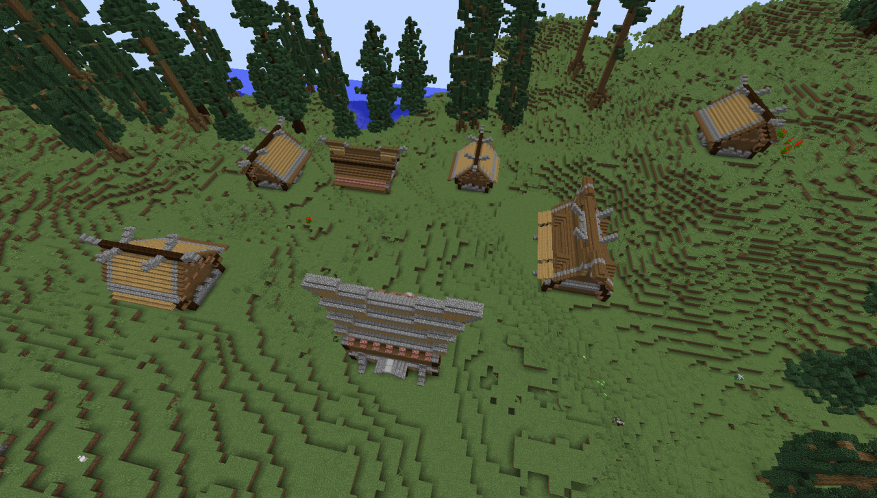 [CINEMATIC]Custom realistic terrain-Scandinavian hills Minecraft Map