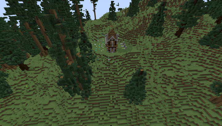 [CINEMATIC]Custom realistic terrain-Scandinavian hills Minecraft Map