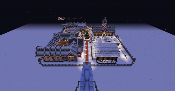 Winter Town Minecraft Map