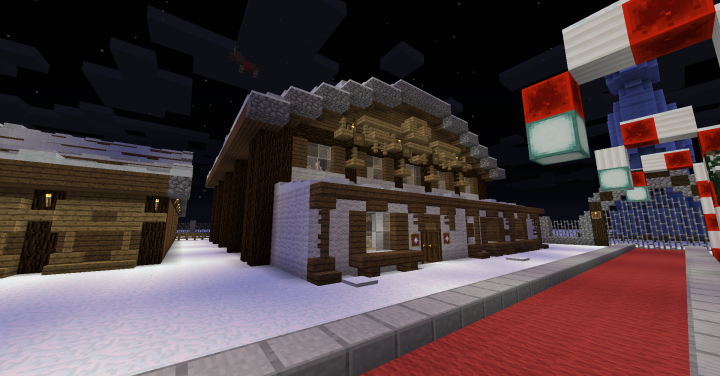 Winter Town Minecraft Map