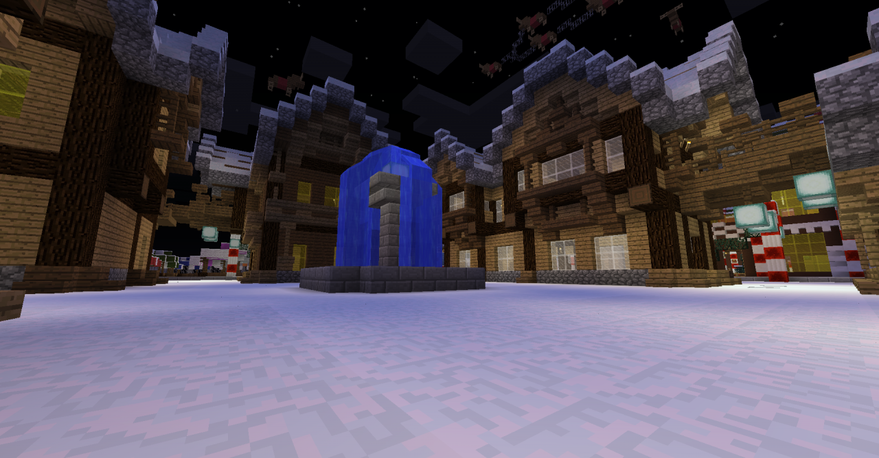 Winter Town Minecraft Map