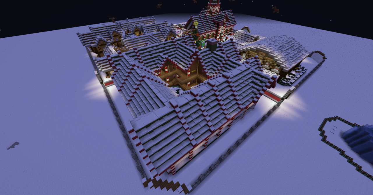 Winter Town Minecraft Map