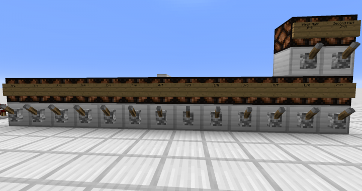 Long Distance redstone messenging system Minecraft Map