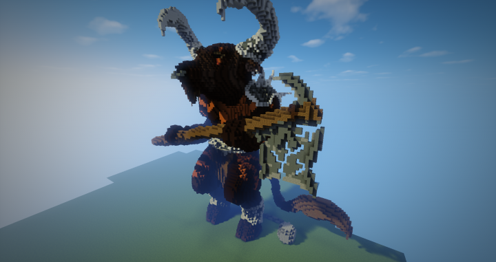 Minotaur + Timelapse Minecraft Project