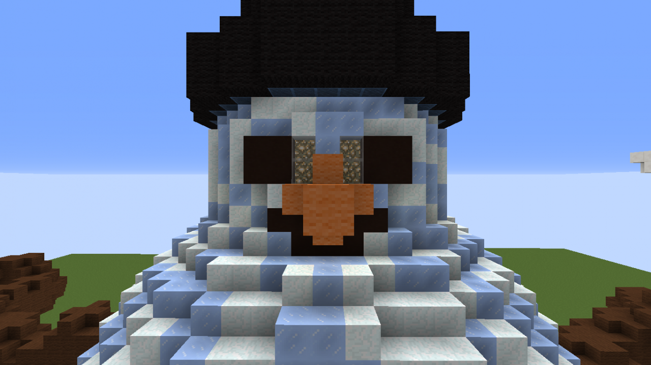 Mega Winter Snowman Build Minecraft Map