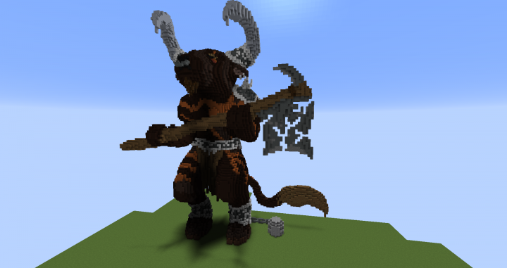 Minotaur + Timelapse Minecraft Project