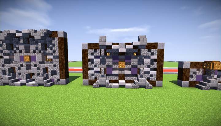 Wall Design Schematics [Modular] Minecraft Map