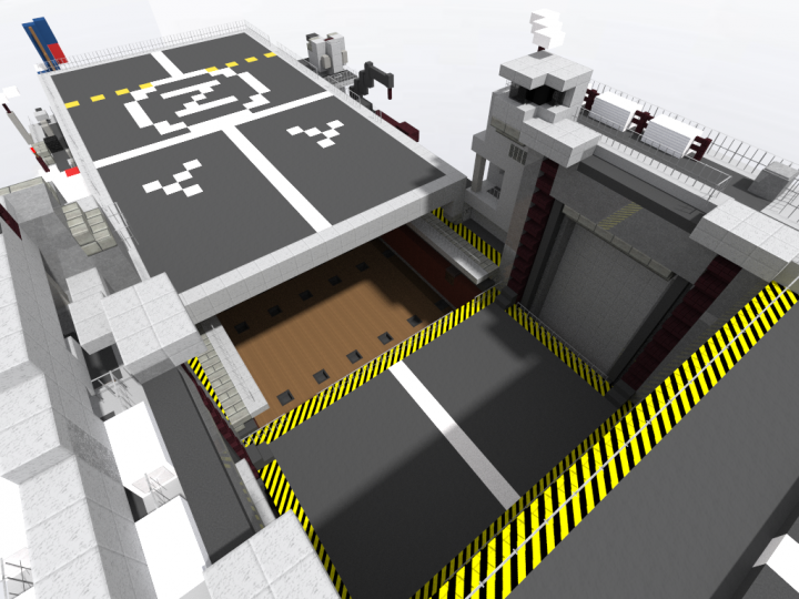 Foudre-class landing platform dock Minecraft Map