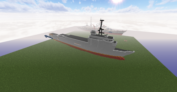 Foudre-class landing platform dock Minecraft Map