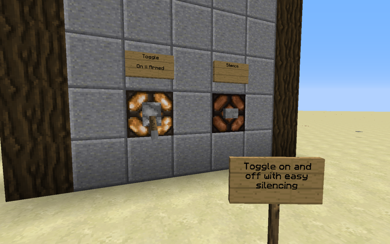 Alarm Box 1.0! Minecraft Map