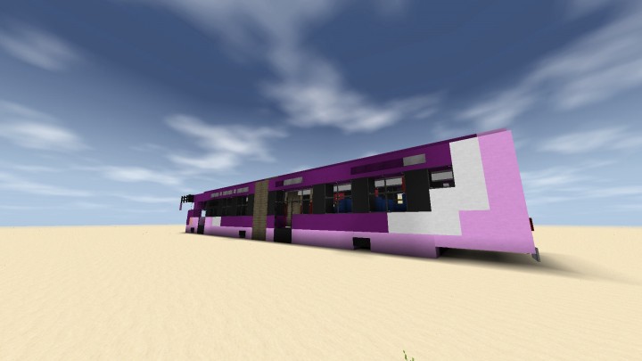 Wright Streetcar | Articulated City Bus Minecraft Map