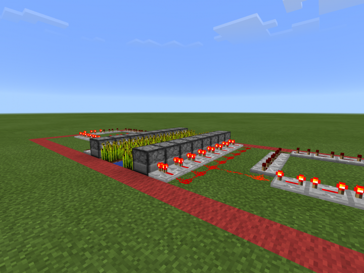 [Simple] Semi-Auto Wheat farm Minecraft Map