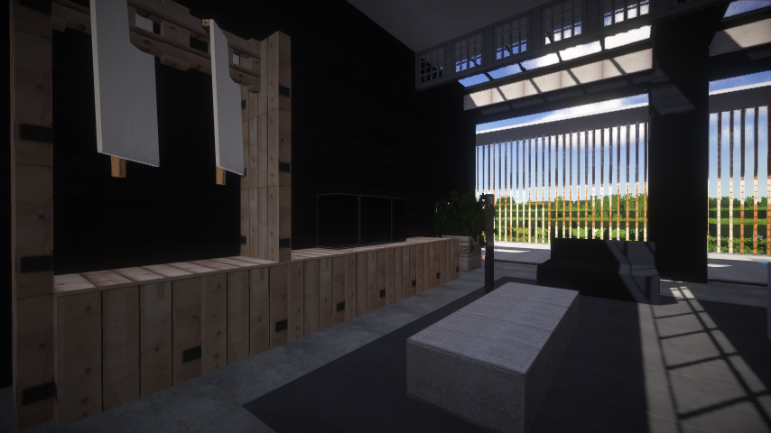 Black-white modern house Minecraft Map