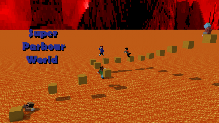 Super Parkour world Minecraft Map