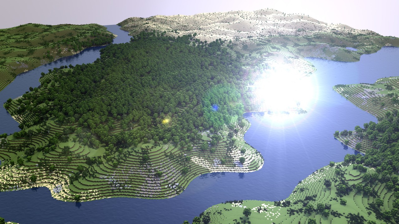 Xandoria Large 5K Circle Minecraft Map