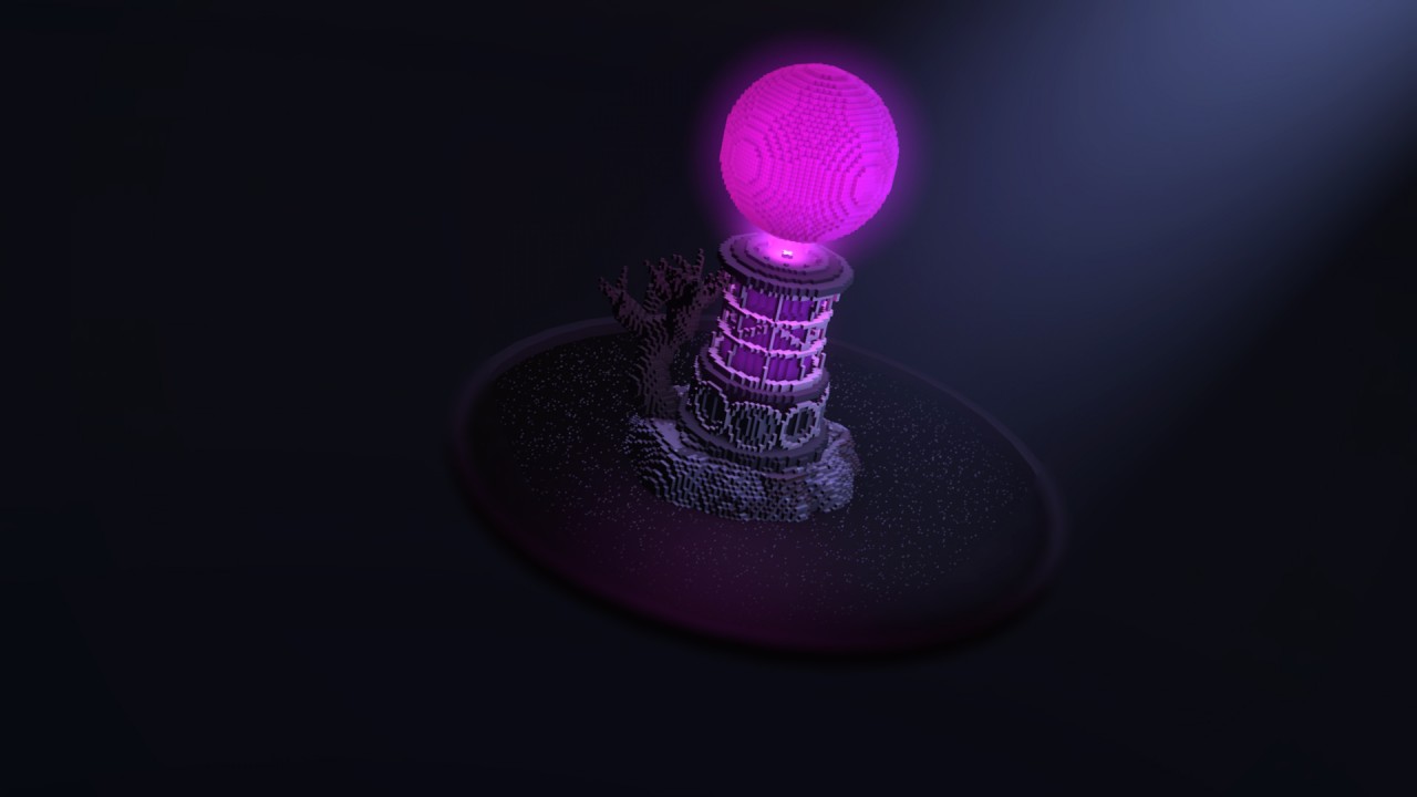 Futuristic Tower/Energy Source Minecraft Map