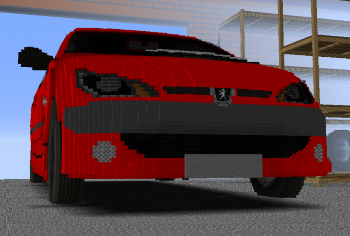 Tuning Headlights Peugeot 206 DR-LINE Minecraft Map