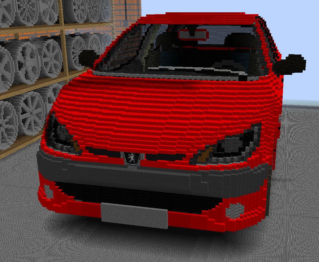 Tuning Headlights Peugeot 206 DR-LINE Minecraft Map