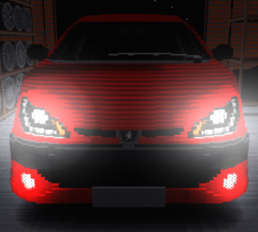 Tuning Headlights Peugeot 206 DR-LINE Minecraft Map