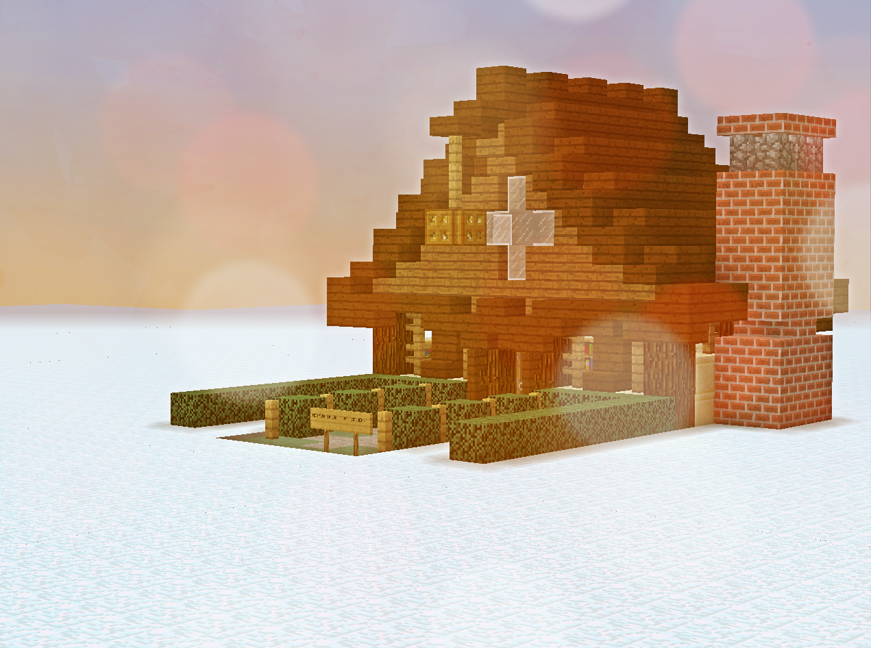 Medieval House - Minecraft 1.8 (With Snow) Minecraft Map