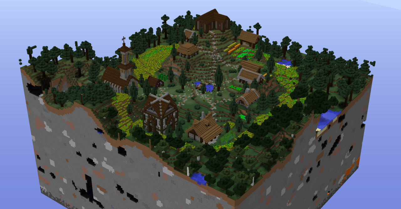 Old style village Minecraft Map