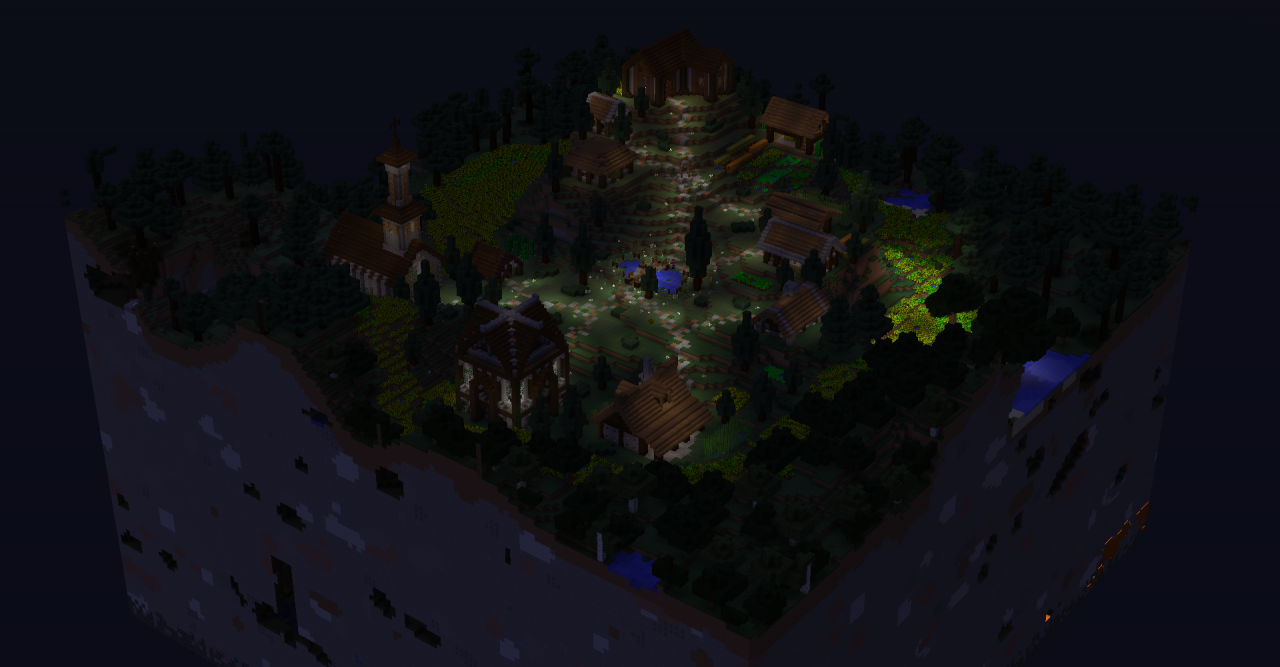 Old style village Minecraft Map