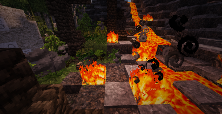 Pahoehoe - a lava flow immolation plot Minecraft Map