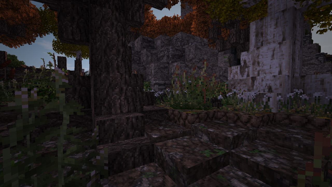 Chaparral - a autumnal forest plot Minecraft Map
