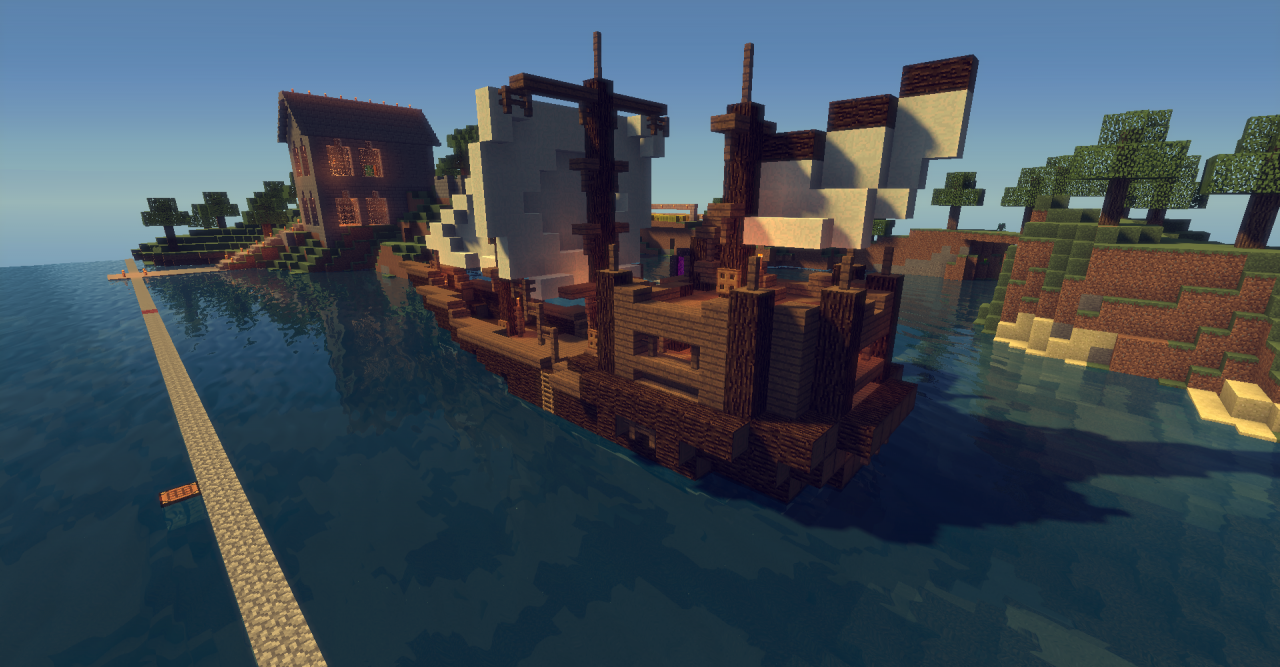 Small ship Minecraft Map