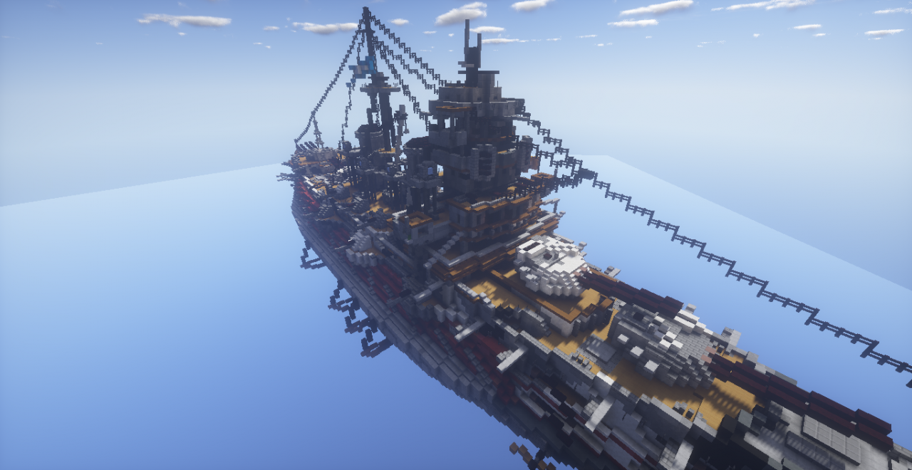 The Valentine // Steampunk Flying Battleship Minecraft Map