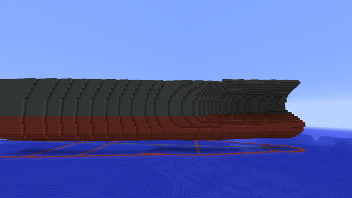 Japanese Battleship Musashi Minecraft Map