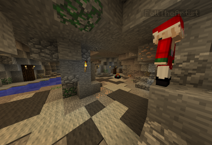 Christmas Cringe Cave Minecraft Map