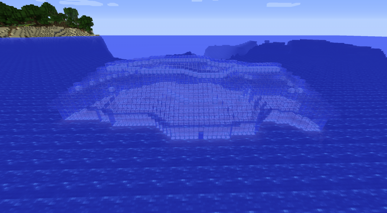 Under Water Glass House Minecraft Map