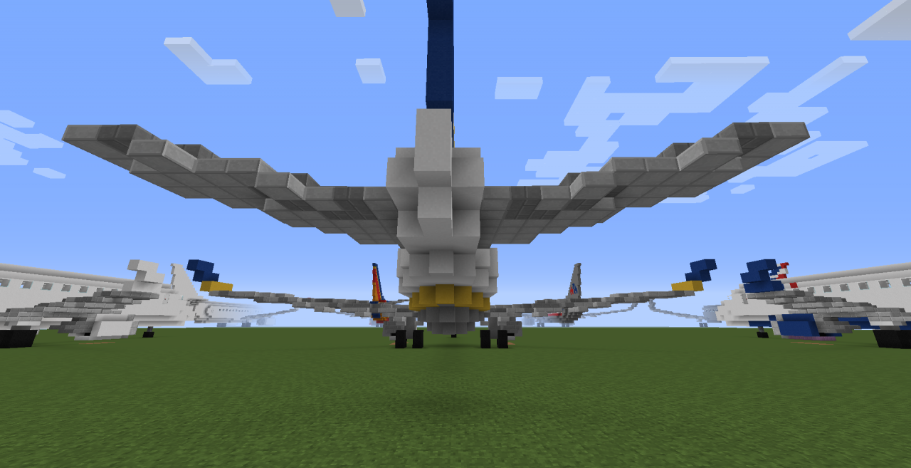 [2:1] Embraer Emb-170/175 Minecraft Map