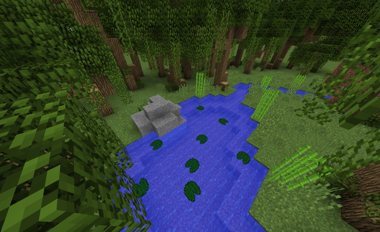 A Small Lake In The Woods Minecraft Map